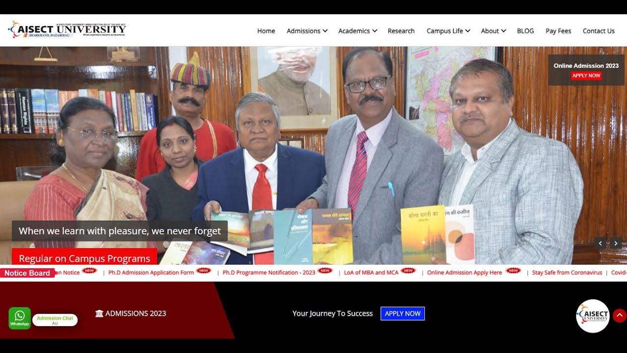 AISECT University in Hazaribagh, Jharkhand full details.---SearchMe ...