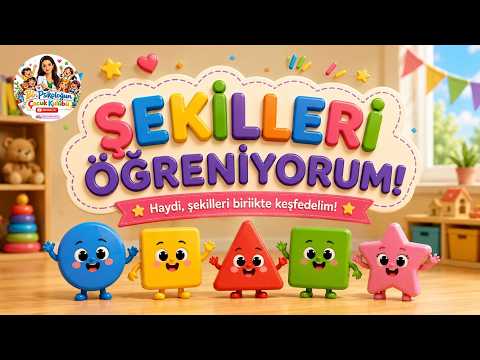🌟 Şekilleri Öğreniyorum| Okul Öncesi Eğitici Çocuk Videosu