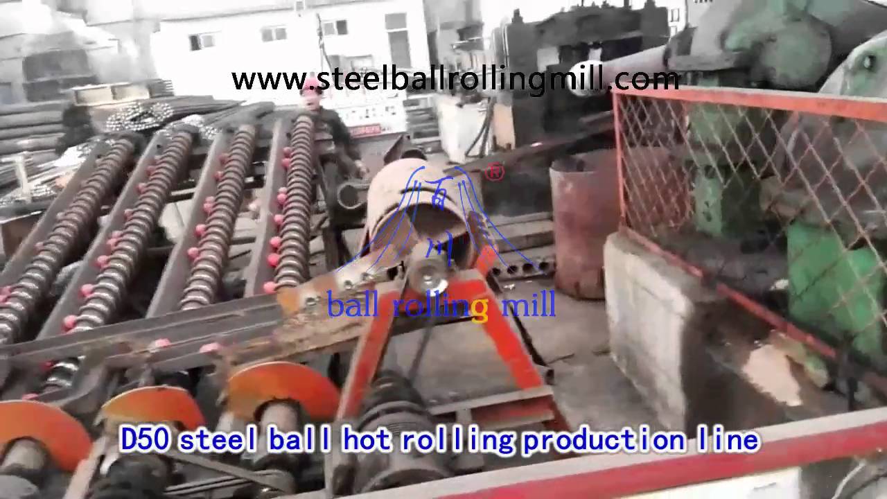 D50 hot rolled steel ball production line,skew rolling mill,steel ball ...