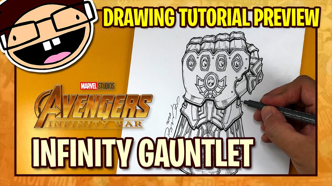 [PREVIEW] How to Draw the INFINITY GAUNTLET (Avengers: Infinity War ...