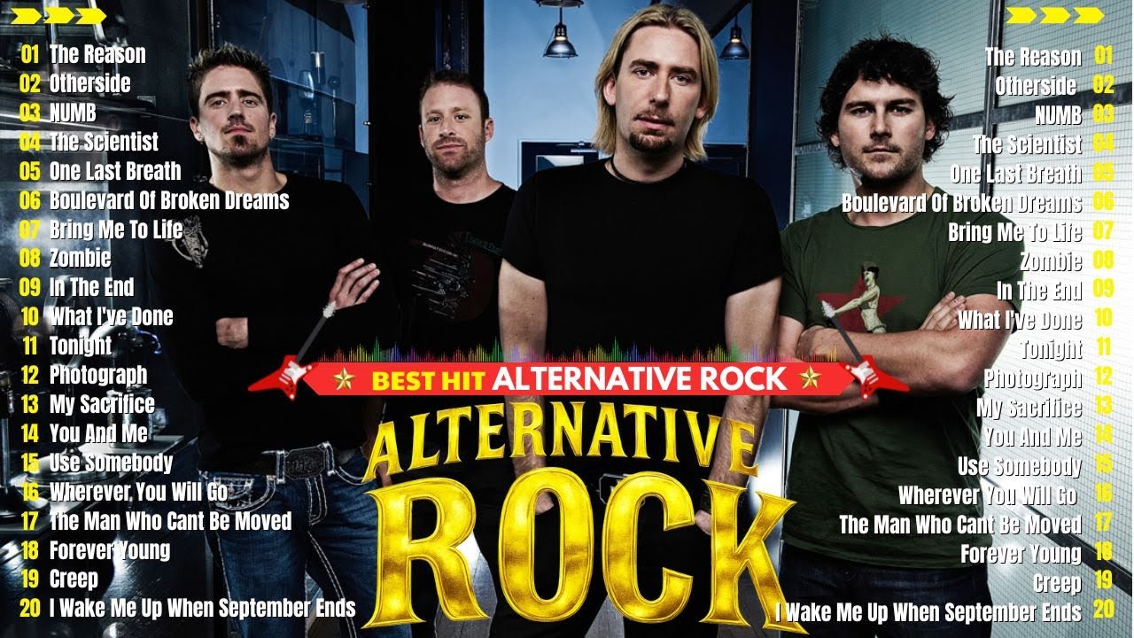 The Best Of 2000's Alternative Rock🎶Creed, Linkin Park, Nickelback ...