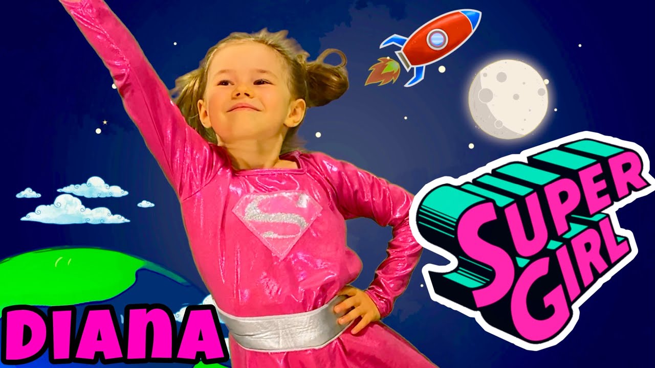 Diana Springis - SUPER GIRL - Kids Song (Official Music Video) - YouTube
