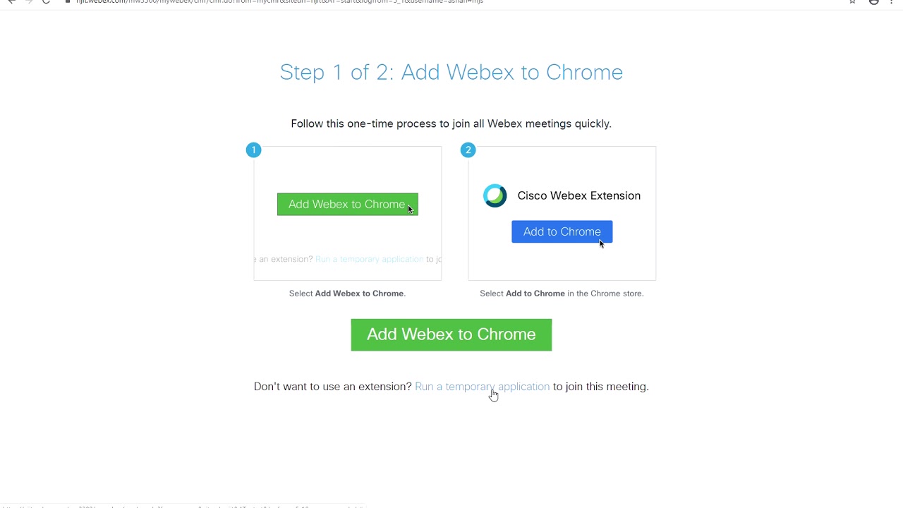 NJIT WebEx - Getting Started - YouTube