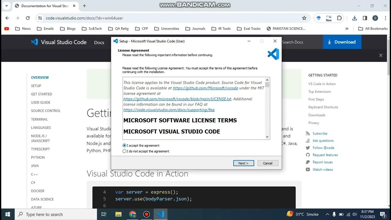 Installation of Visual Studio Code (VSC) on Windows | How to install ...