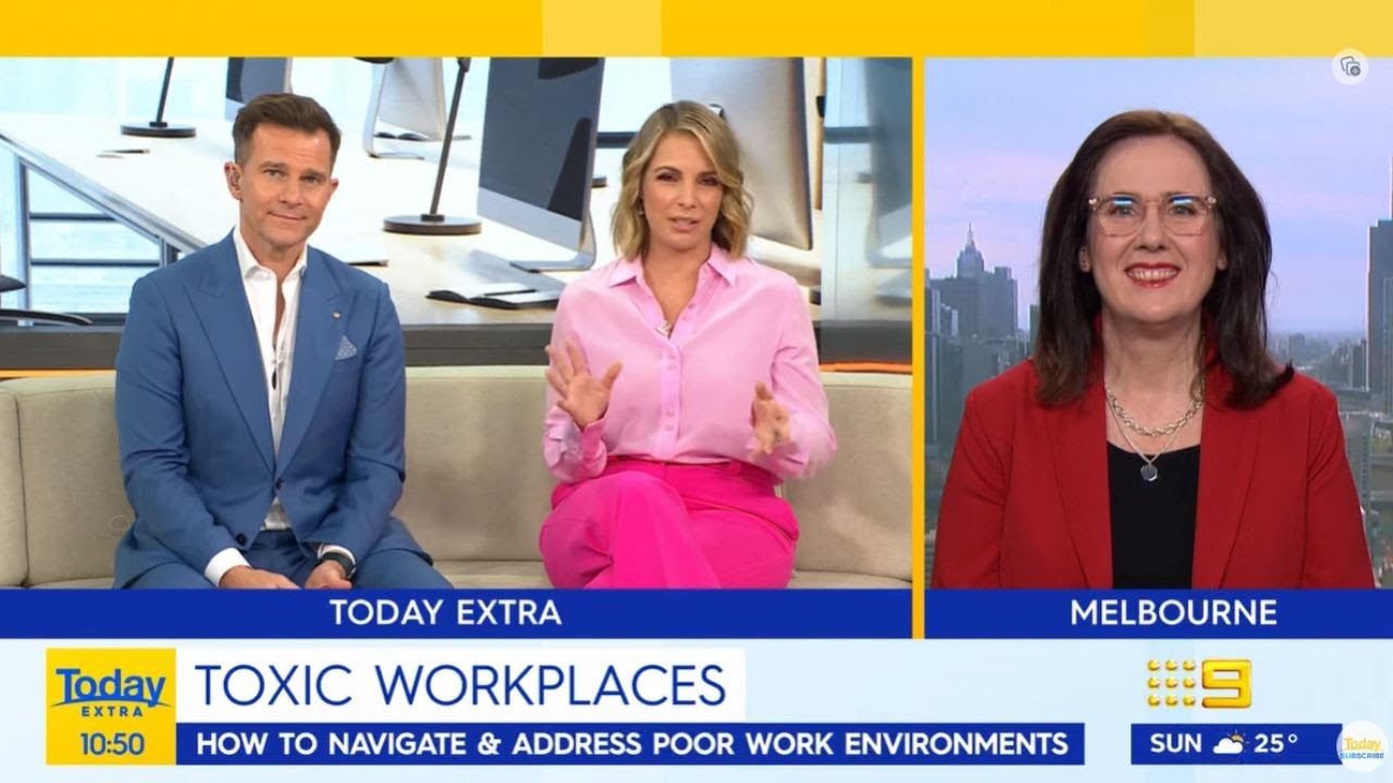 Toxic Workplaces Channel 9 Today Extra David Campbell Belinda Russell ...