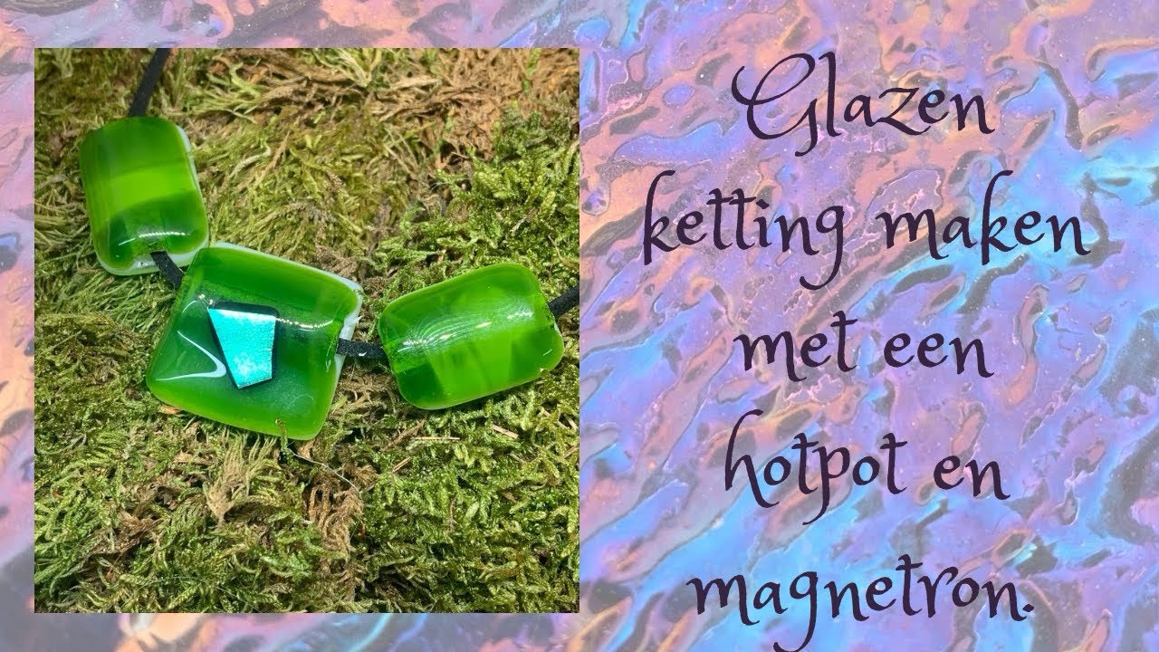Glas smelten in de magnetron met je hotpot. Prachtige kralen zonder ...