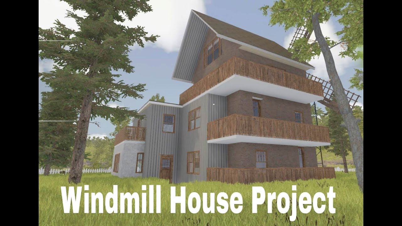House flipper Windmill house building project - part 5 - YouTube