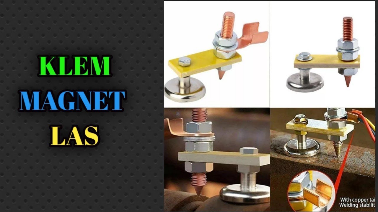 review klem las magnet | magnetic welding ground clamp - YouTube