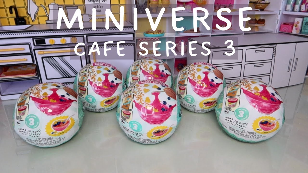 Miniverse Cafe series 3 NEW collectibles and recipes - YouTube