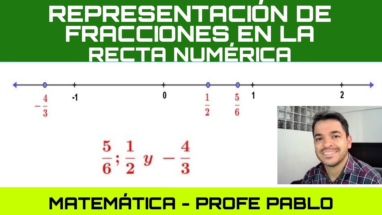 Representación de fracciones en la recta numérica. - YouTube