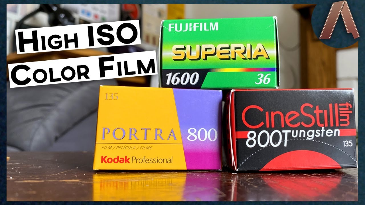 Superia 1600, Portra 800 & Cinestill 800 | High ISO Color Films - YouTube