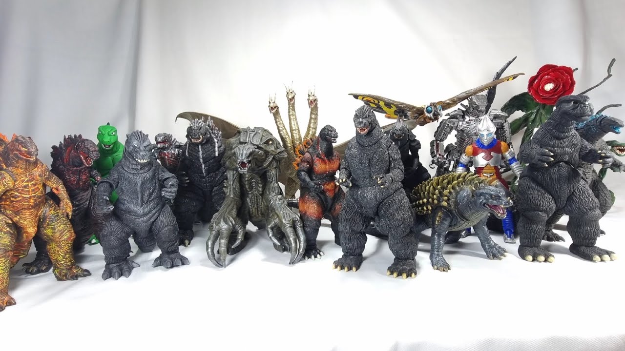 Our Custom Godzilla Figures So Far - YouTube