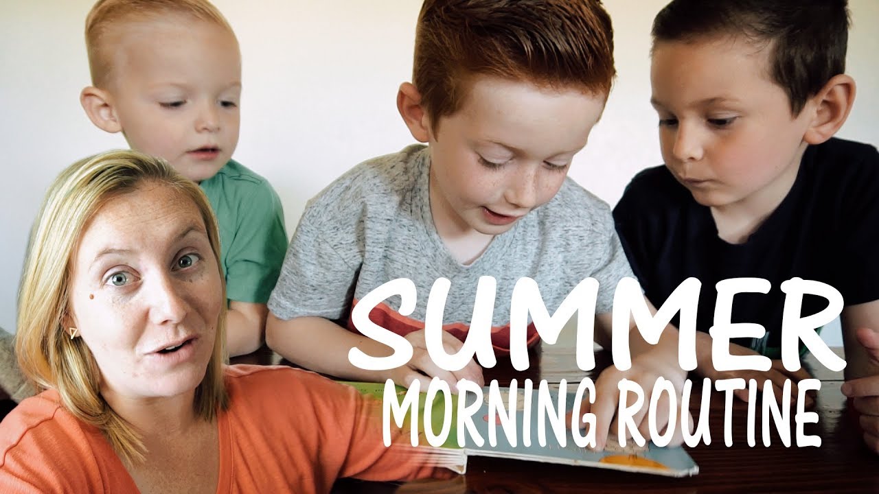 Summer Morning Routine With Kids - YouTube
