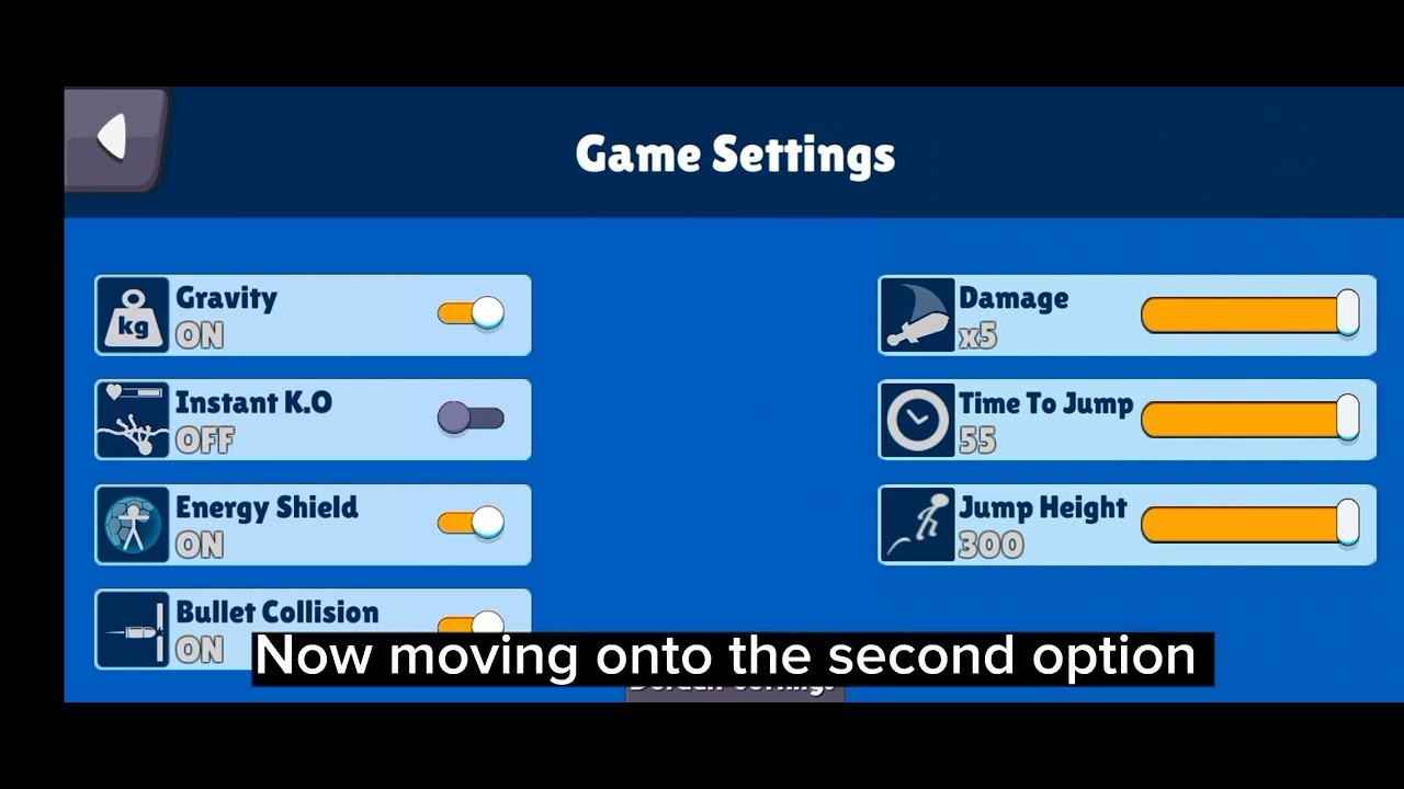 Stickman Supreme duelist (SSD) basic settings tutorial. - YouTube
