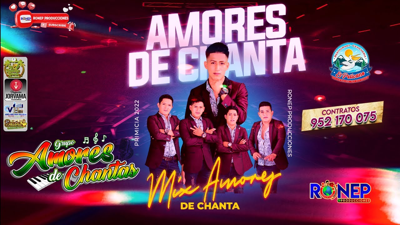 AMORES DE CHANTA - MIX AMORES DE CHANTA - PRIMICIA 2022 - YouTube