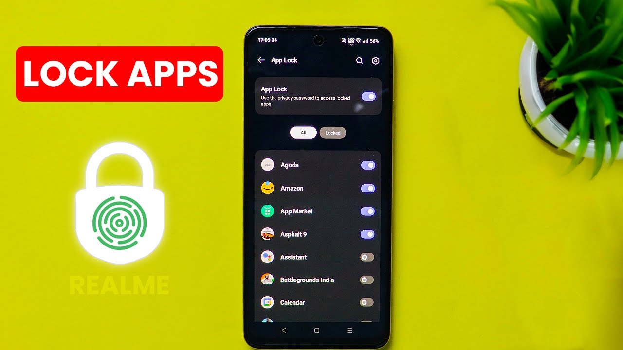 How to Lock Apps on Realme Mobiles | 2025 - YouTube