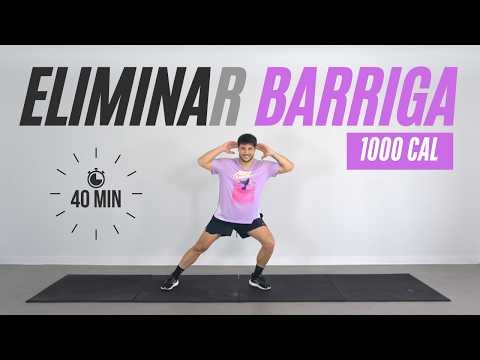 40 MIN cardio para gastar 1.000 calorias - sem repetições, sem equipamentos (em casa)