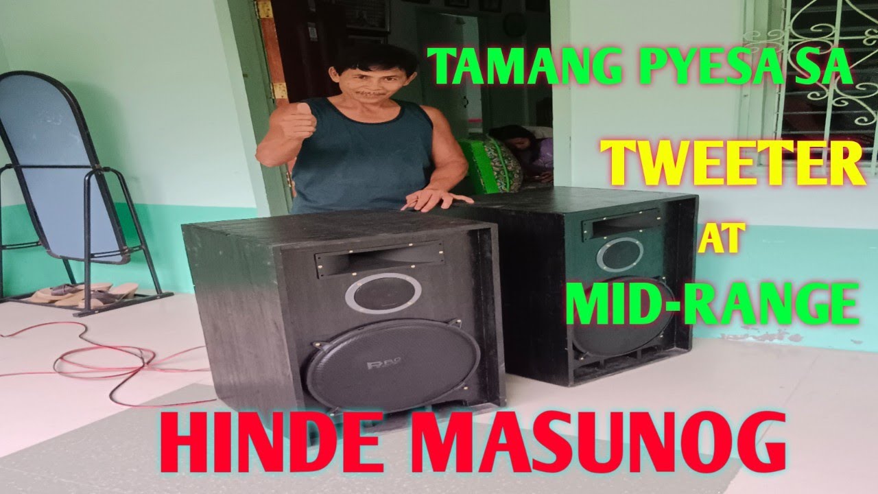 Tamang paglagay ng pyesa sa mid at tweeter. - YouTube