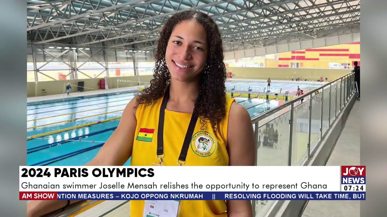 Paris 2024: Ghanaian swimmer Joselle Mensah relishes the opportunity to ...