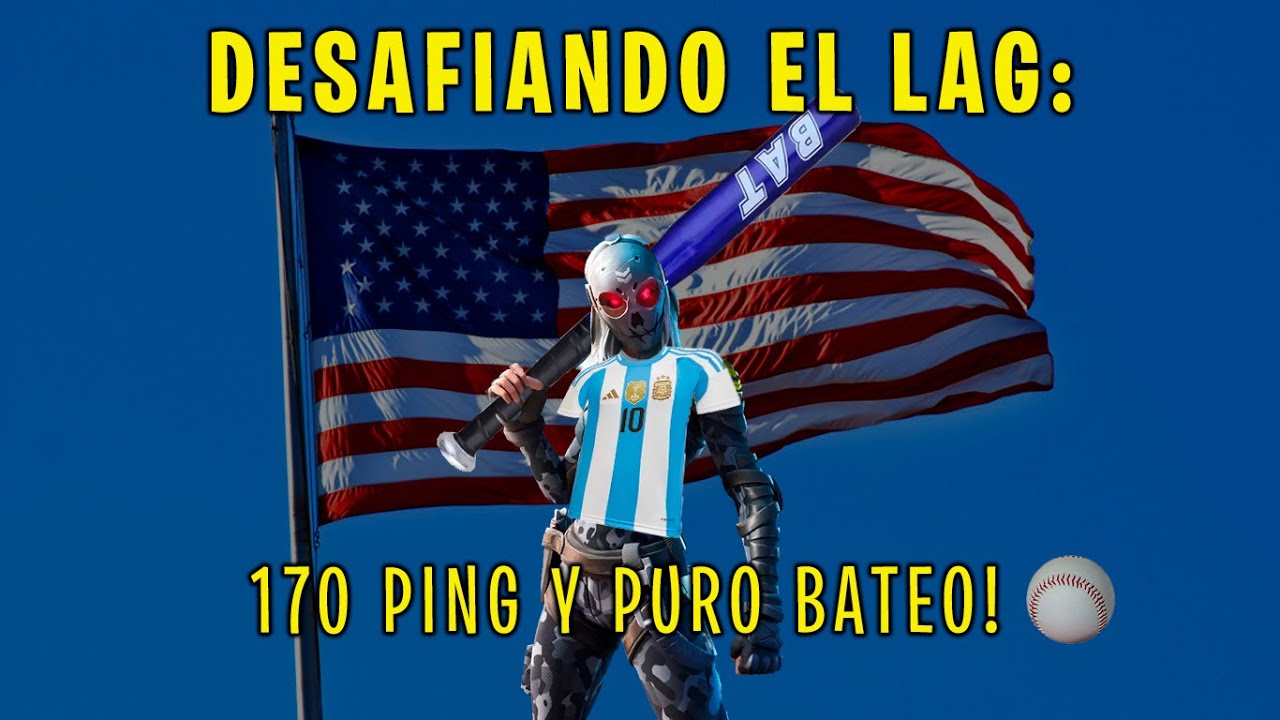 DESAFIANDO EL LAG: 170 PING Y PURO BATEO! ⚾ - YouTube
