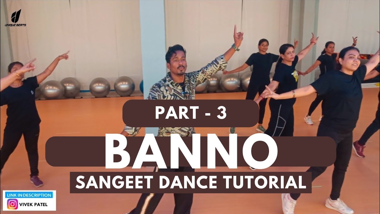 Banno Sangeet Dance Choreography Tutorial | Part - 3 | Zumba Fitness ...