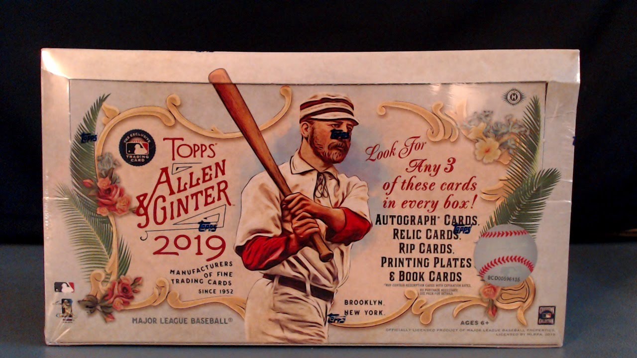 2019 Allen & Ginter Hobby Box Break #1 - YouTube