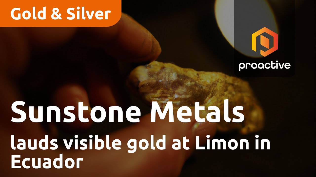 Sunstone Metals lauds visible gold at Limon in Ecuador - YouTube