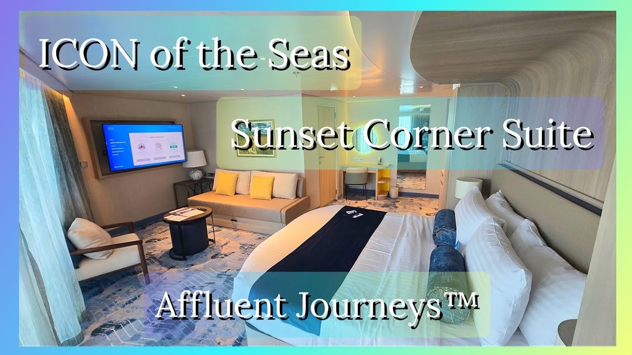 ICON of the Seas | Sunset Corner Suite Tour - YouTube