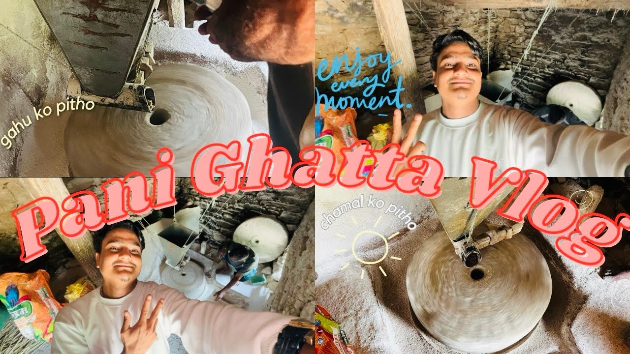पानि घट्ट / tipical nepali pani bata chalne ghatta RuKum WeSt😍# ...