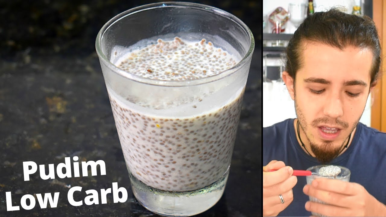 Doce Low Carb MAIS FÁCIL DO MUNDO: Pudim de Chia | Overnight Pudding ...