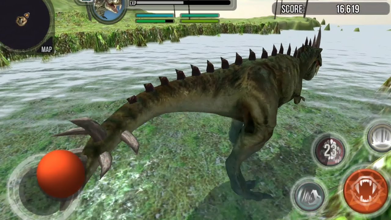 Best Dino Games - Hungry Dino 3D Jurassic Adventure Android Gameplay ...