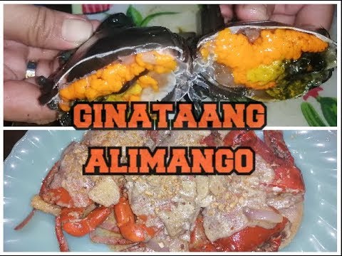 Ginataang Alimango | Crab cooked with coconut milk | Easy Recipe ...