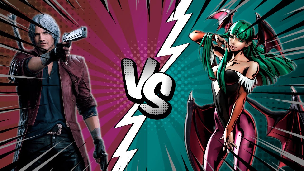 Dante VS Morrigan Sprite Animation - YouTube