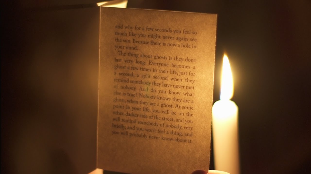 A book to read by candlelight - YouTube