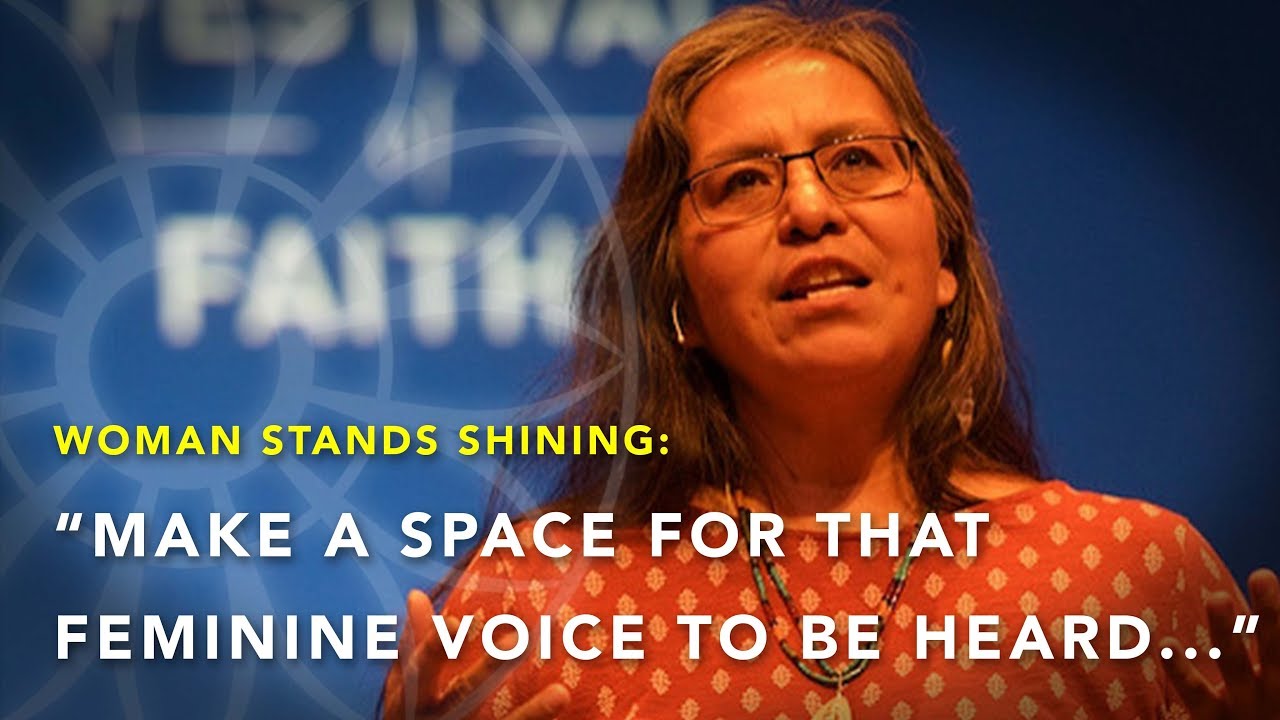 "We gotta' make a space for that feminine voice to be heard..." | Woman ...