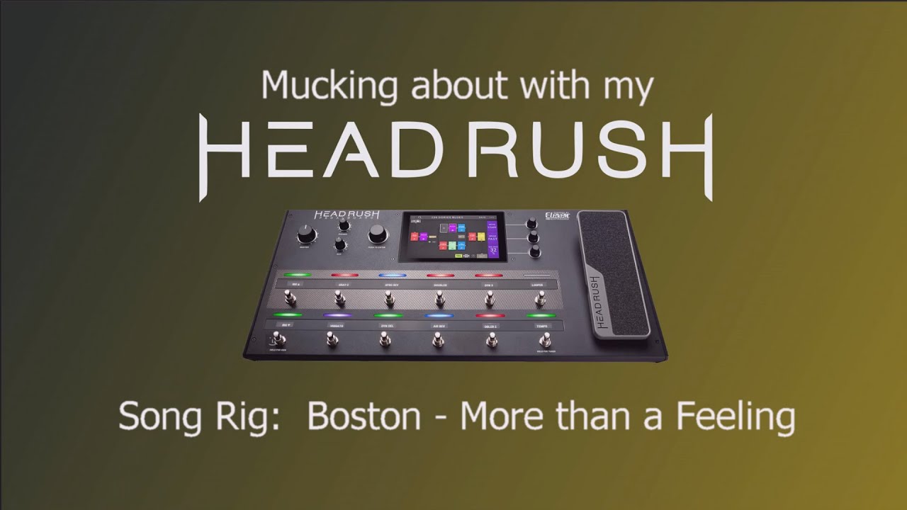 Song Rig: Boston - "More Than a Feeling" - YouTube