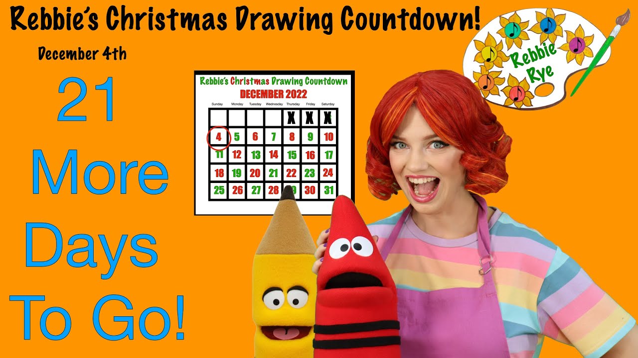 Rebbies Christmas Drawing Countdown Dec 4 by Rebbie Rye - YouTube