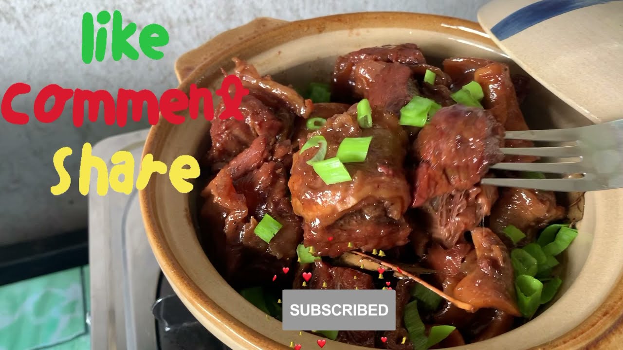 BEEF BRISKET IN CLAYPOT RECIPE - YouTube