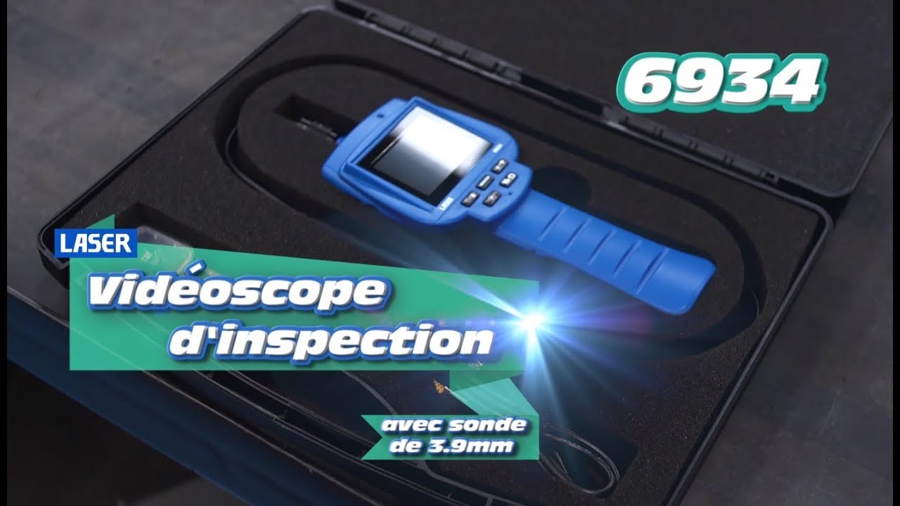6934 | LaserTools Vidéoscope d’inspection avec sonde de 3 9mm - YouTube