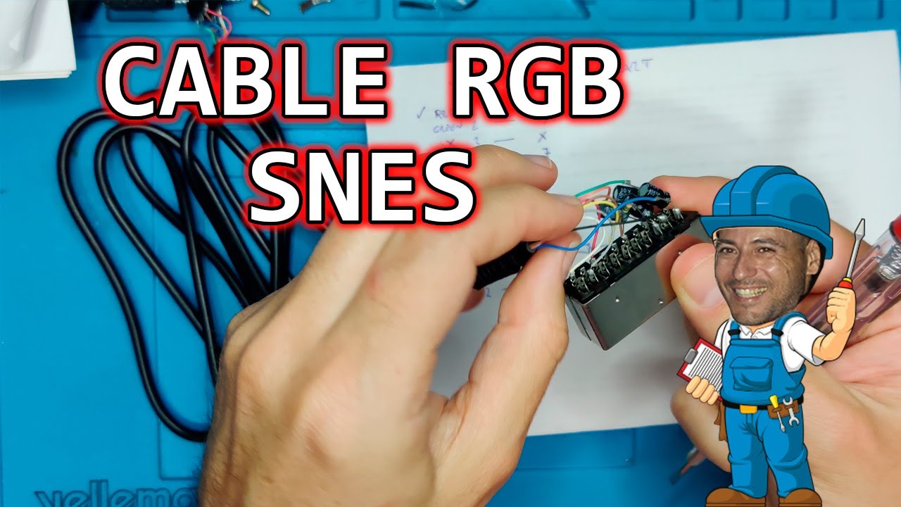 Reparando un cable de SNES | RGB PINOUT supernintendo - YouTube