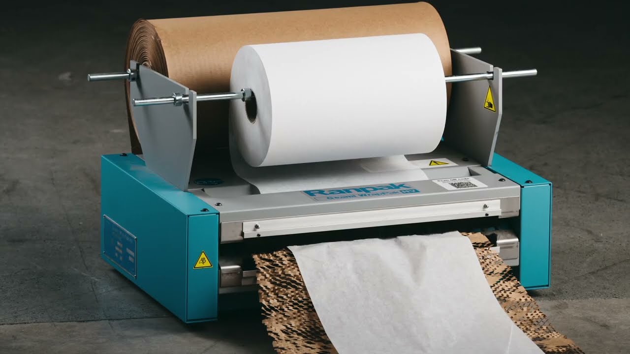 Ranpak Geami WrapPak HV - YouTube