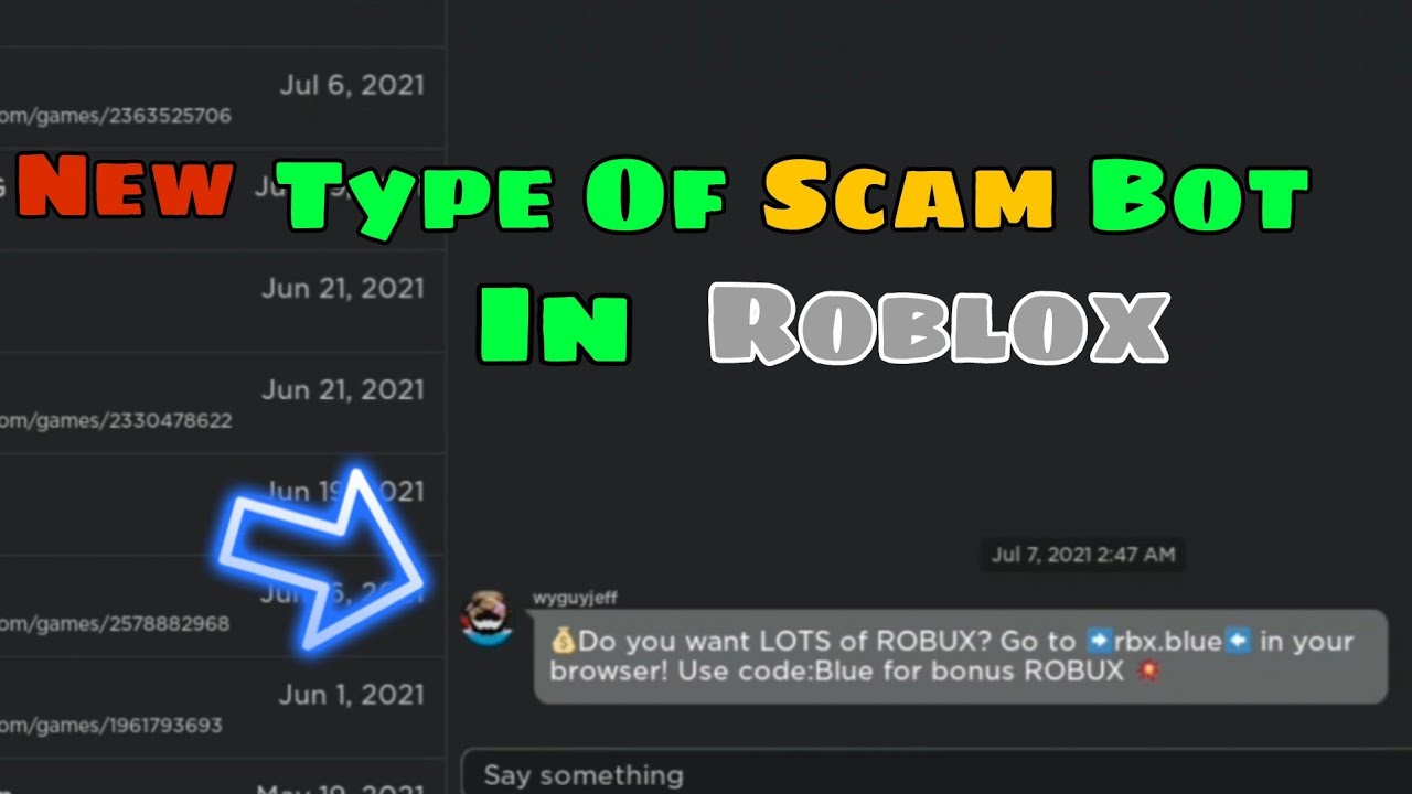 New Type Of Bot Scam In Roblox *100% Real* - YouTube