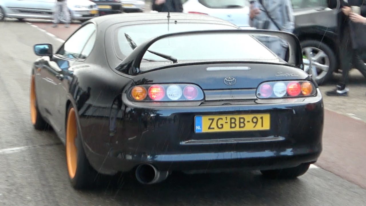 Cars Leaving Car Meet | Supra MK4 | 350z | Silvia.. more - YouTube