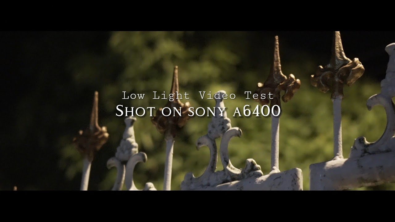 Sony a6400 in 2024 #1|| Low Light Video Test || Videography - YouTube