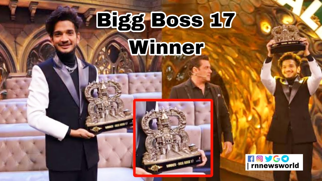 Bigg Boss 17 Finale: Bigg Boss 17 Winner 2024 Munawar Faruqui Wins ...
