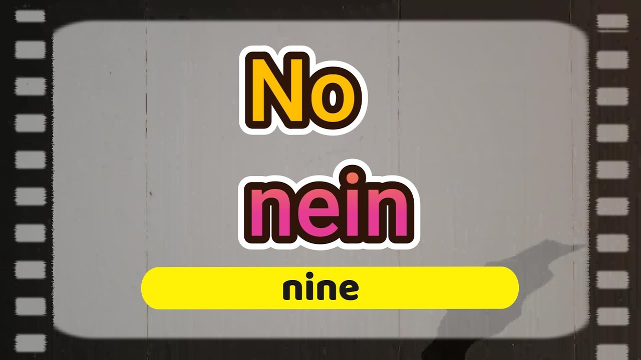 How to say " No " in German - Pronounce " Nein " Perfectly! - YouTube