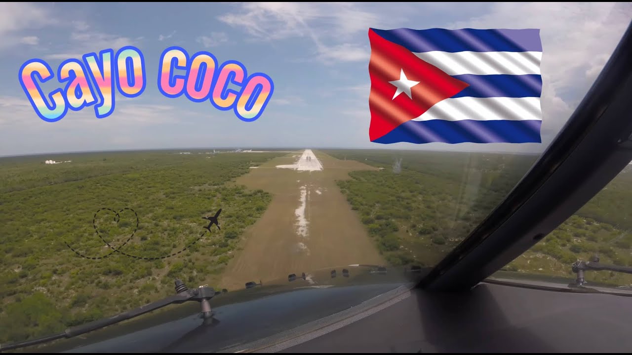 Arrival and Departure Cayo Coco Cuba MUCC 4K - YouTube