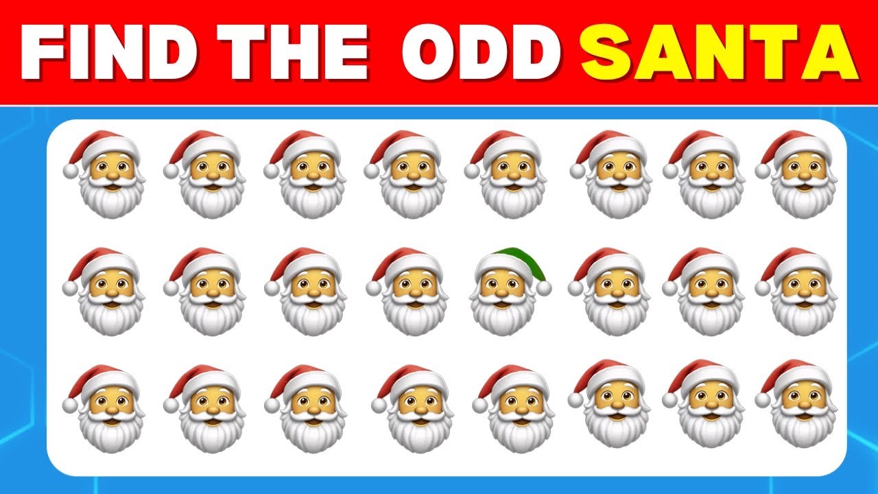 Find the ODD One Out - Christmas Edition 🎄🎅⛄️ | Easy, Medium, Hard ...