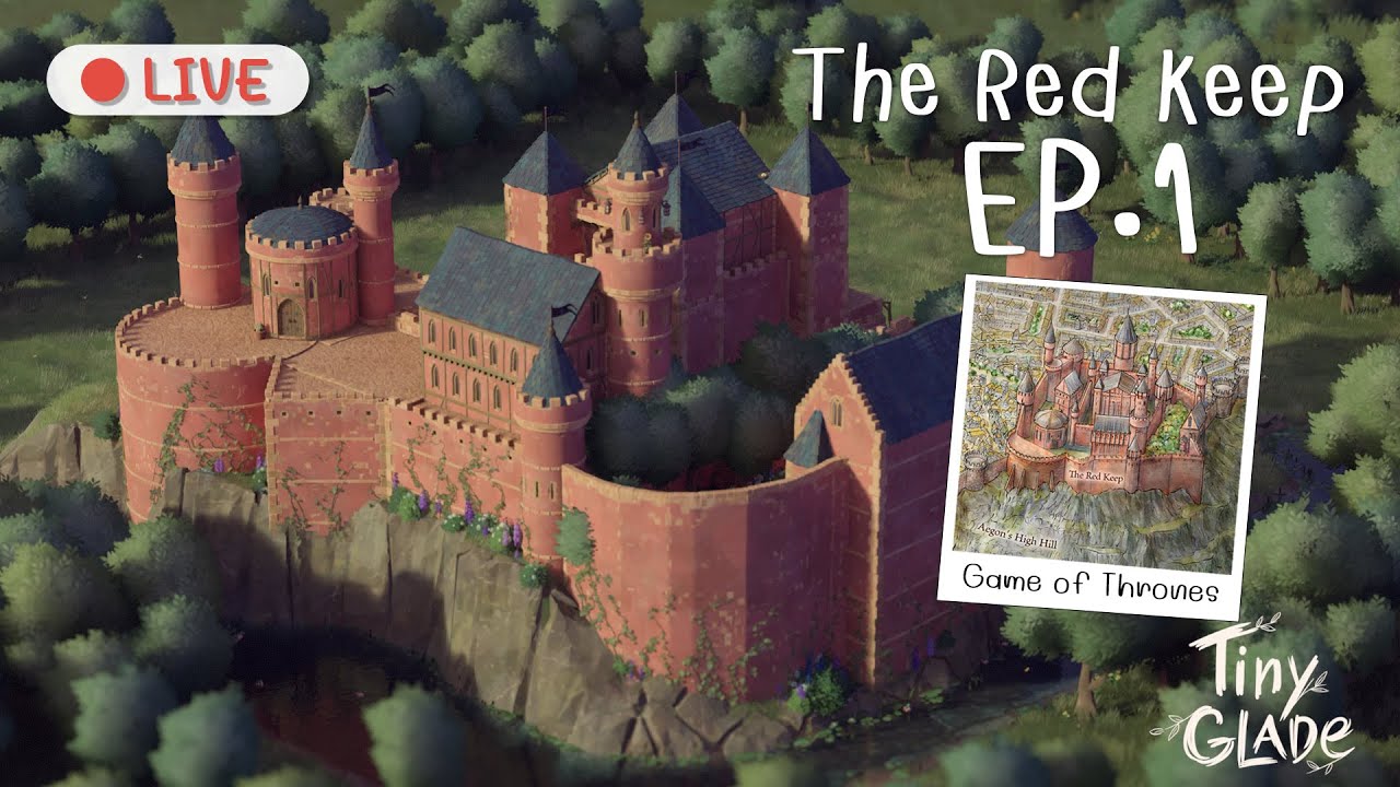 ️ Live Tiny Glade สร้างปราสาท The Red Keep GOT EP.1 - YouTube