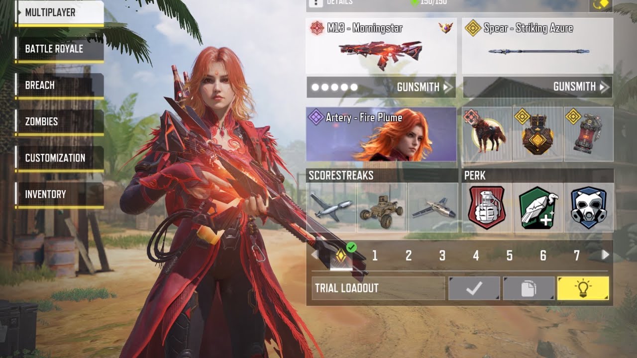 Transforming Artery Into A Morning Star In Codm: Fire Plume's Striking ...